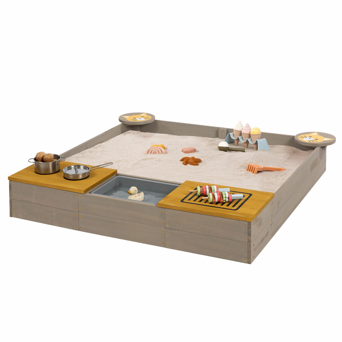 Muddy Buddy Sandbox with Hot Plates and Barbecue, 109,95
